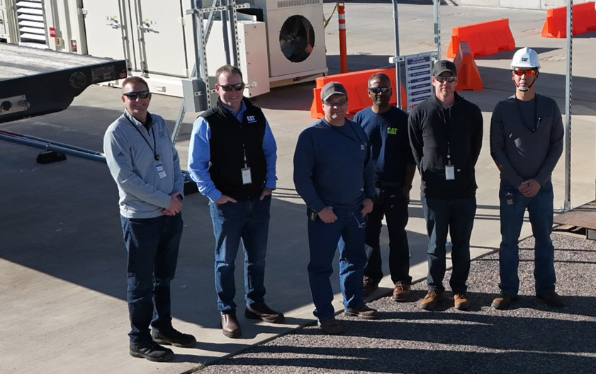 Cat Brennstoffzellen erzeugen mit Wasserstoff Notstrom für ein ...